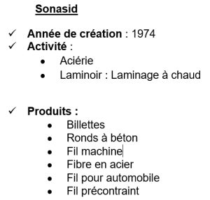 SONASID – ASM MAROC